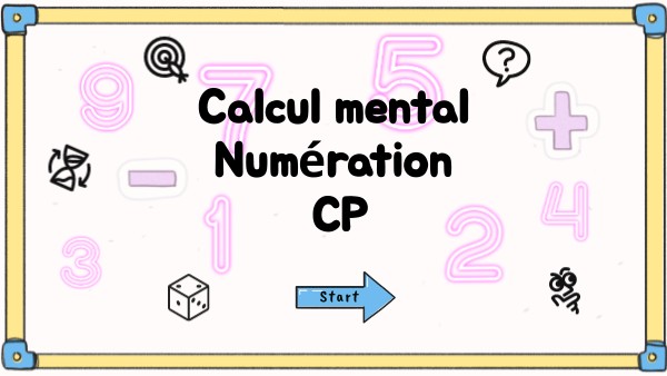 Calcul mental CP-P1 | Genially