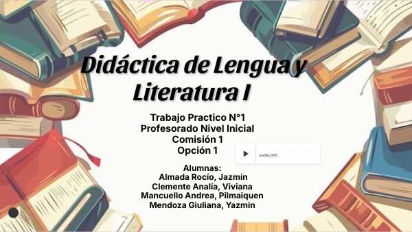 T.P 1 - Didáctica de Lengua y Literatura I | Genially