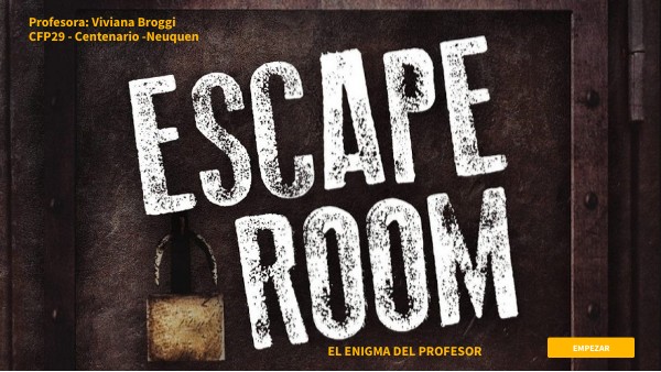 EL ENIGMA DEL PROFESOR | Genially