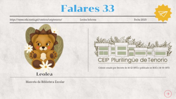 Falares 33 | Genially