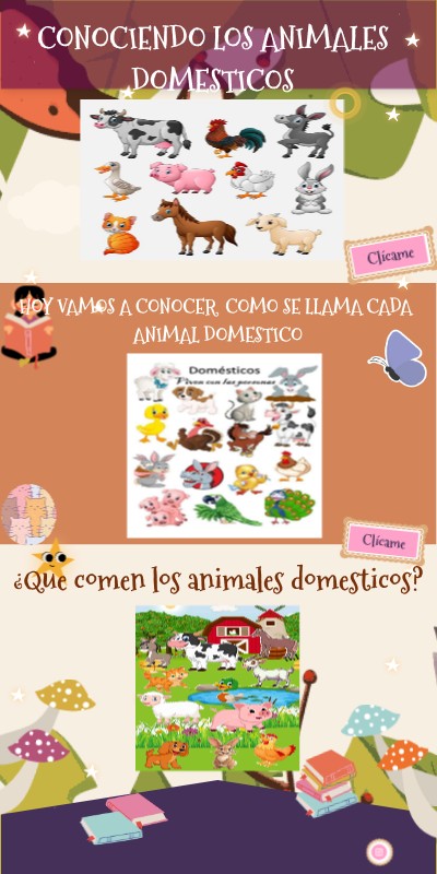 Conociendo los animales domesticos | Genially