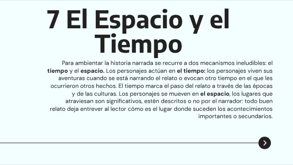 7 El Espacio y el Tiempo | Genially