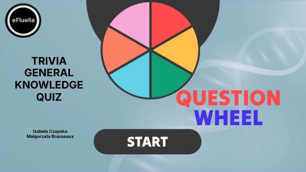 Question Wheel Trivia Game General Knowledge | Genially