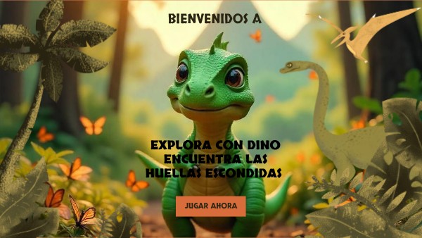 EXPLORA CON DINO encuentra las huellas escondidas | Genially
