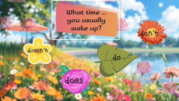 Copy - Present Simple summer | Genially