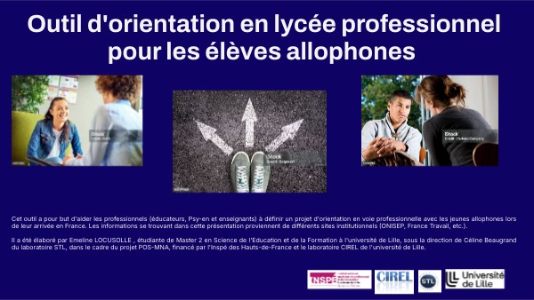 Copie - Domaine de formation et fiches métiers en filière professionnelle | Genially