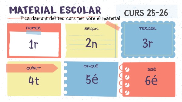 material escolar | Genially