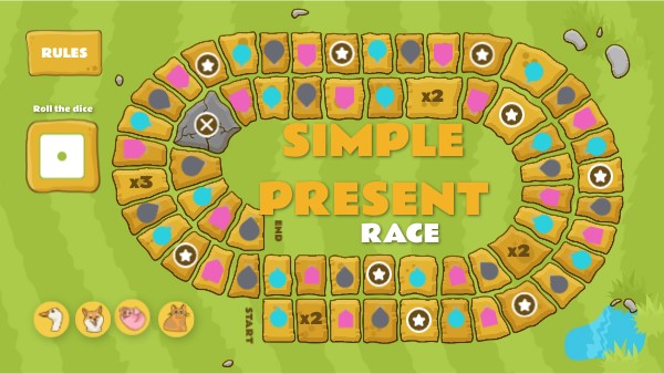 Present Simple board game | Genially