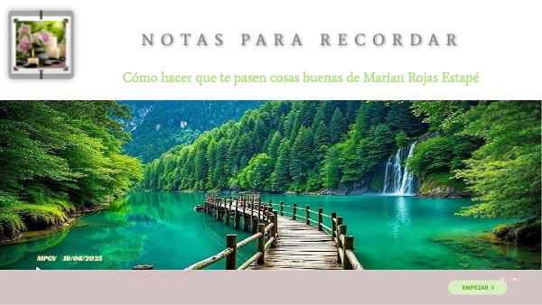 Notas para recordar | Genially