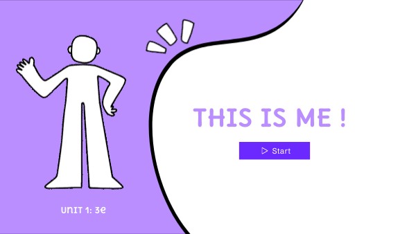 3e Unit 1: This is me | Genially