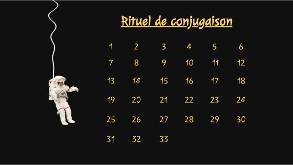 Rituel conjugaison | Genially