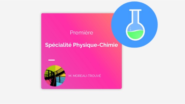 Rentrée Première Spé 2025 | Genially