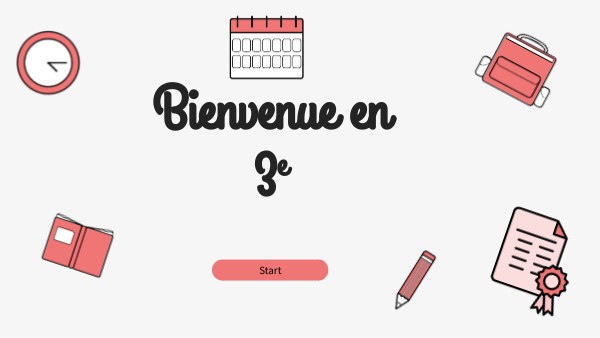 Copie - Rentrée 3e D | Genially