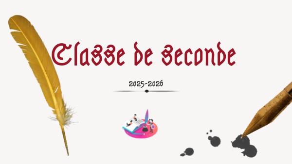 Classe de seconde | Genially