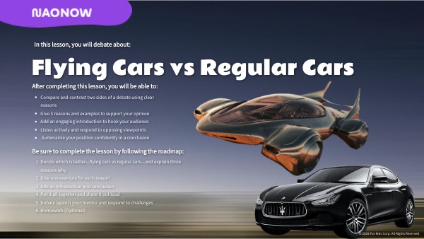 Debate L4/L5 - Flying Cars vs Regular Cars | Genially