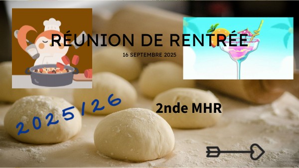 2nde MHR Rentrée | Genially