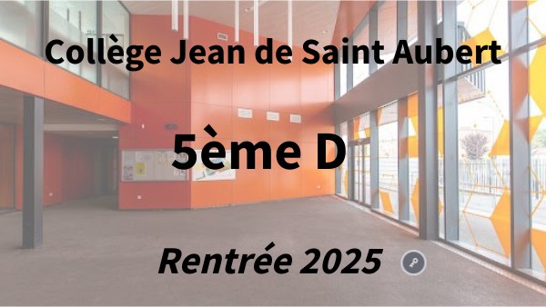 Rentrée 2025 5e PP | Genially