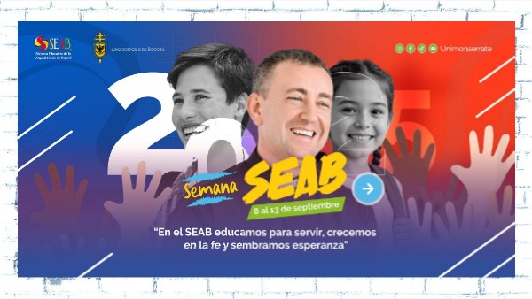 Programación semana SEAB 2025 Unimonserrate | Genially