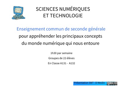 SNT Présentation | Genially