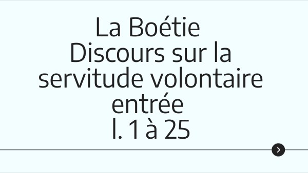 La Boétie 1 | Genially