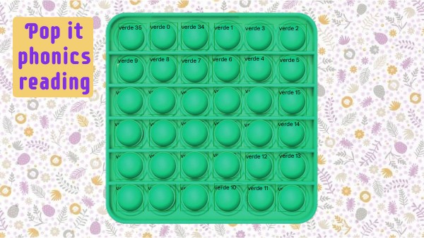 Pop it phonics reading | Genially