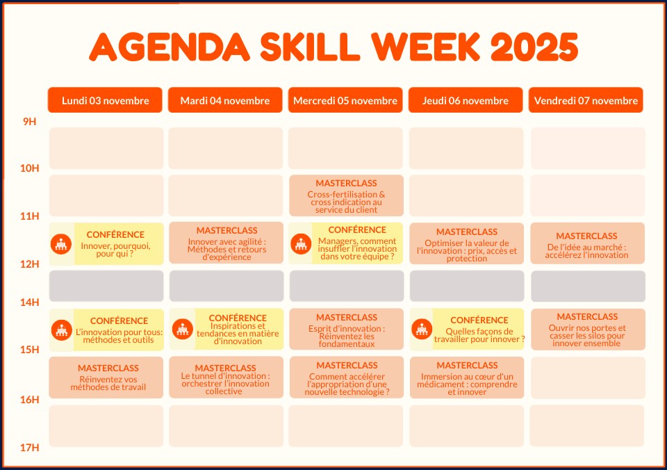 AGENDA SKILL WEEK 2025 (FR) | Genially