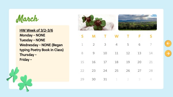 2025-2026 School Calendar | Genially