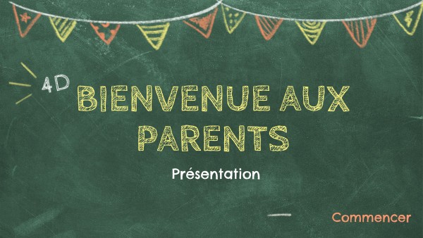 Réunion parents 4D 2025-2026 | Genially