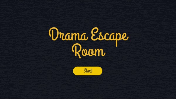 Drama Escape Room | Genially