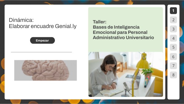 Dinámica:Elaborar encuadre Genial.ly | Genially