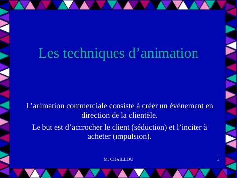 Les techniques dâ animation.pptx | Genially