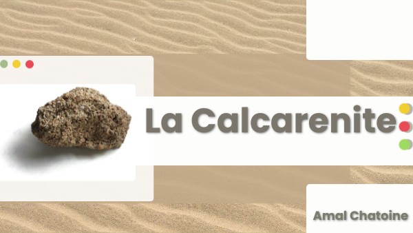 la calcarenite, Amal Chatoine | Genially
