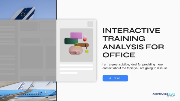 Interactive Training Analysis for office | Genially