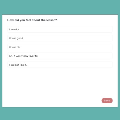 Lesson 2: How did you feel about this lesson? | Genially
