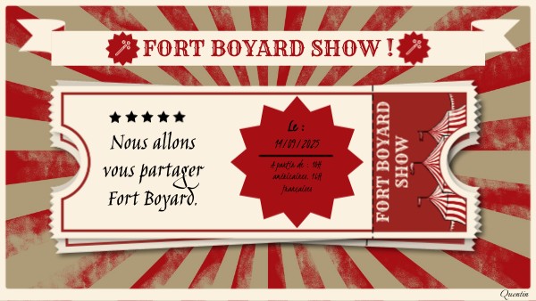 Invitation Fort Boyard- | Genially
