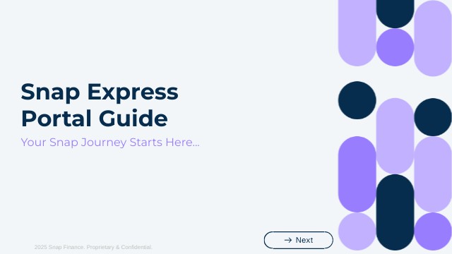 Snap Express Portal Guide | Genially