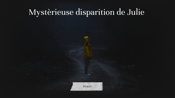 Mystèrieuse disparition de Julie | Genially
