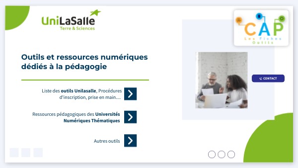 Boite à outils TICE UnilaSalle (Web cap sept25) | Genially