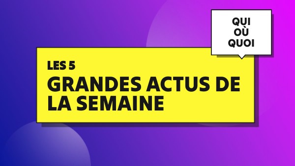 Grandes actus de la semaine | Genially