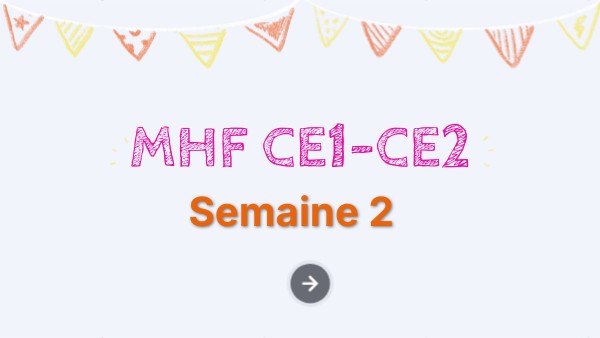 Semaine 2 MHF | Genially