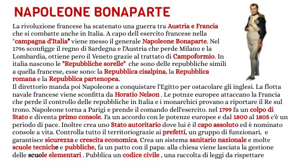 NAPOLEONE BONAPARTE | Genially