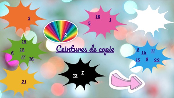 Ceintures de copie | Genially