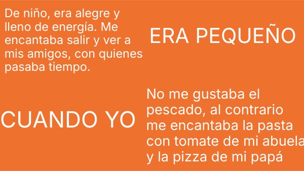 Cuando yo era pequeño | Genially