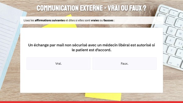 CP 4 CHAP 1 VRAI FAUX | Genially