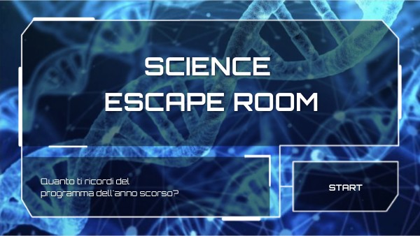 Science escape room | Genially