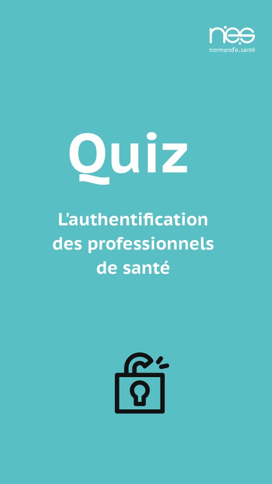 V1 - quiz authentification des professionnels | Genially