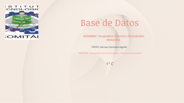 Base de Datos | Genially