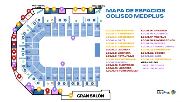 MAPA_COLISEO MEDIDAS ESPACIOS | Genially