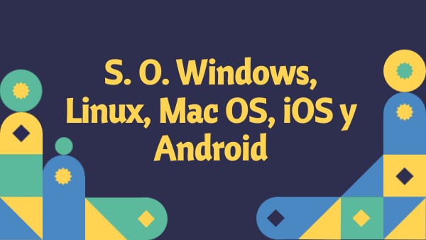 S. O. Windows, Linux, Mac OS, iOS y Android | Genially