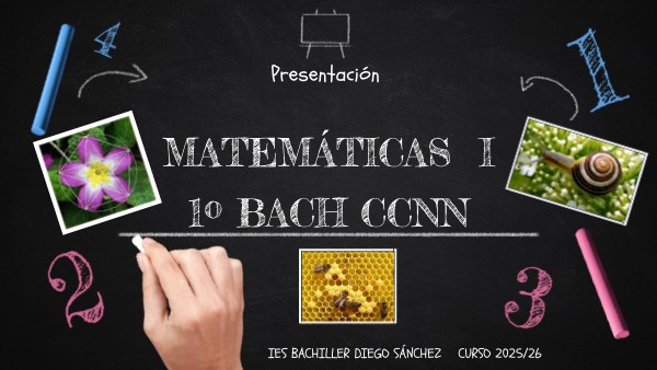 PRESENTACION 1º BACH CCNN | Genially